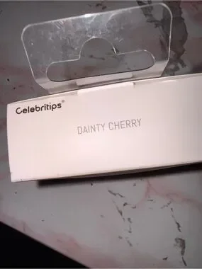 celebritips | Makeup | Dainty Cherry Nude Presson Nails With Cherry ...